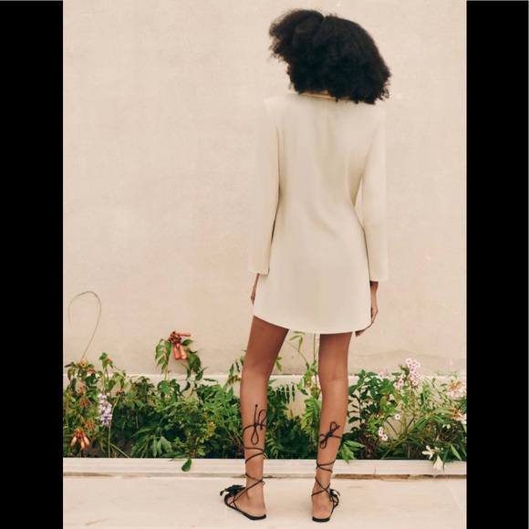 Zara | Dresses | Zara Linen Blazer Dress | Poshmark